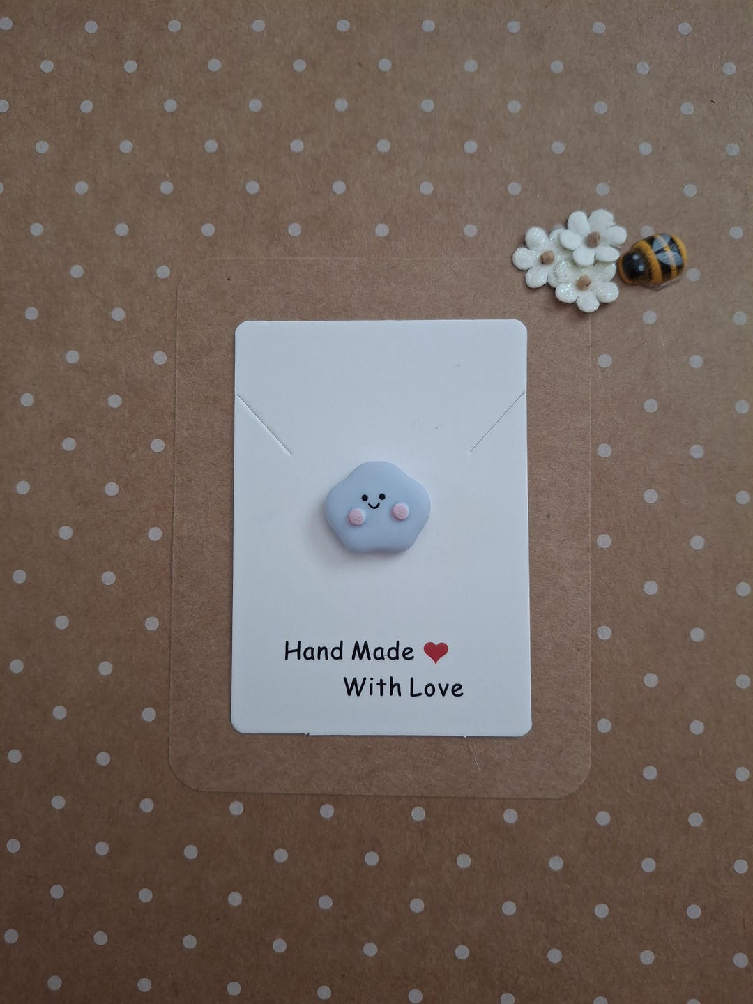 Handmade Cloud Pocket Pal | Mini Thinking of You Gift - Etsy