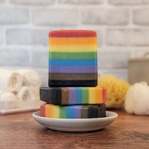 Pride Flag Soap | Thrive With Pride | Rainbow Soap | Handcrafted Soap ...