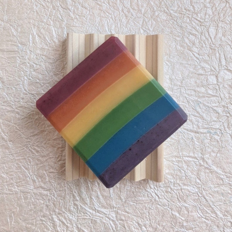 Pride Flag Soap Thrive With Pride Rainbow Soap | Etsy