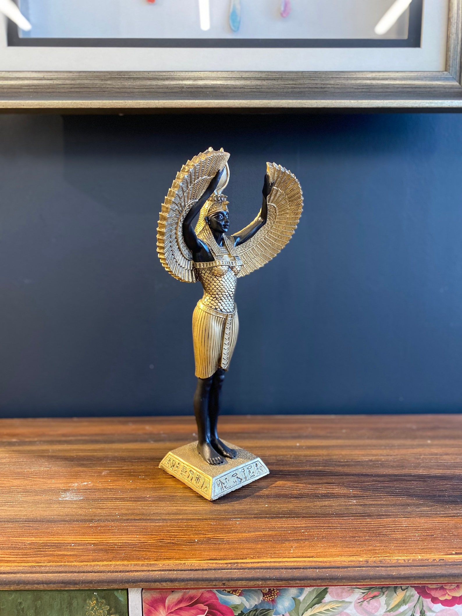 EGYPTIAN GODDESS ISIS Sculpture 13.4 Isis Statue Altar - Etsy