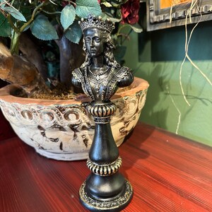 Large Chess Piece Sculpture 11.8", Horse Chess King Queen Statue, Art ...