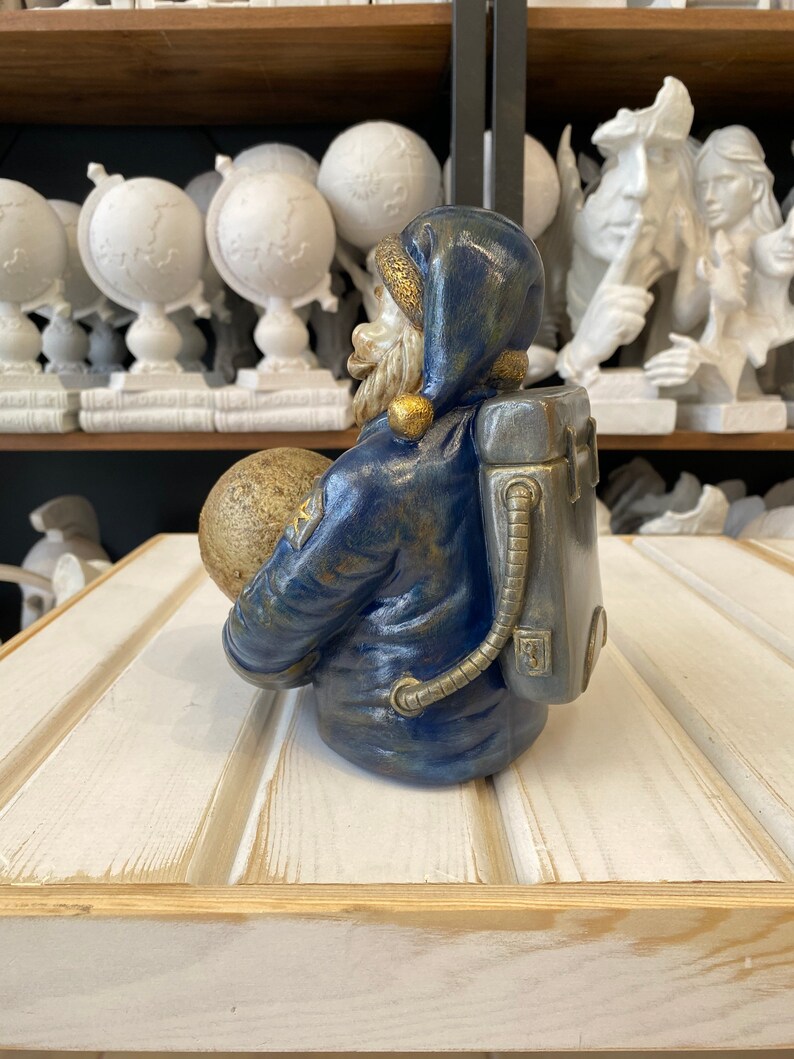 Astronaut Statue Sculpture 8.2moon star Galaxy Art - Etsy