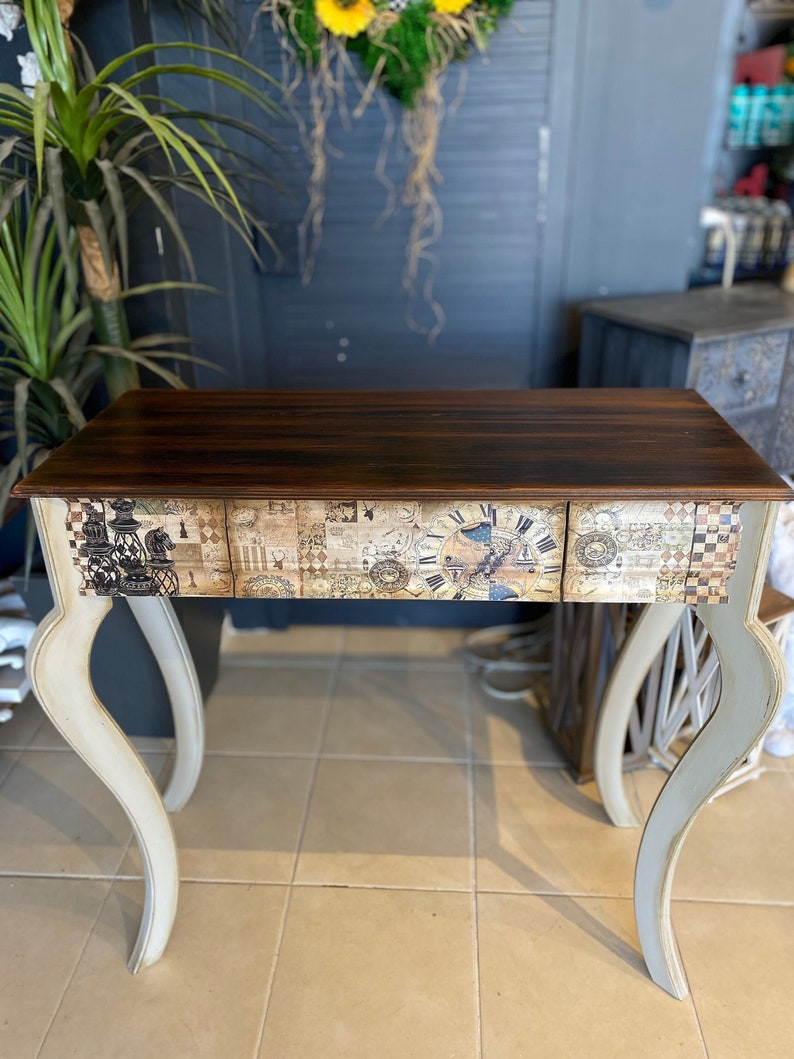 Console Table With Drawers 34.6commode for Entryway - Etsy