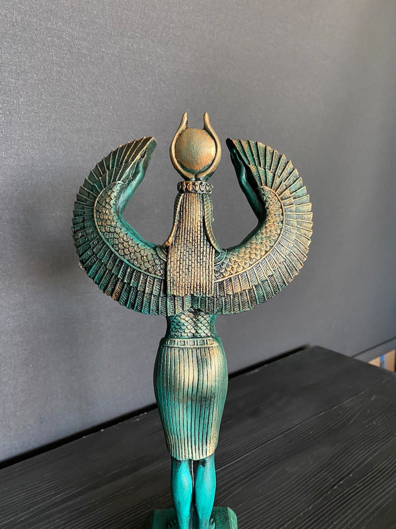EGYPTIAN GODDESS ISIS Sculpture 13.4 Isis Statue Altar - Etsy
