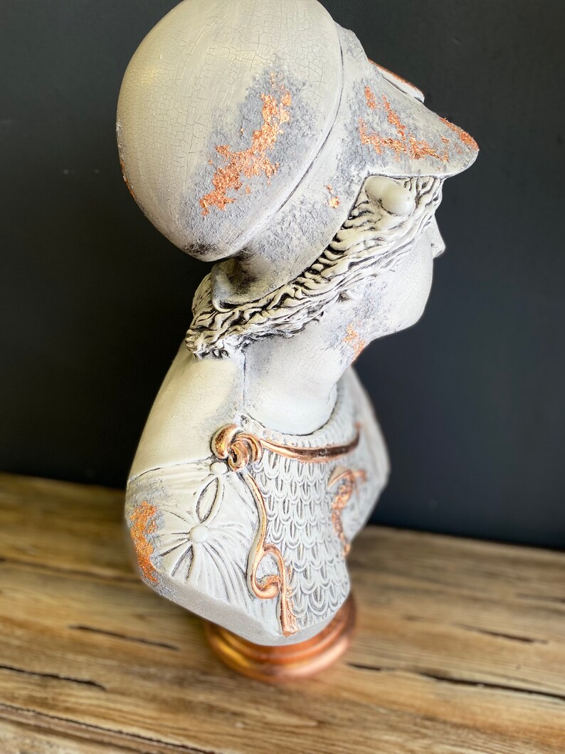 Copper Color Athena Statues Sculpture 24.8", Greek , Roman Bust, Large ...