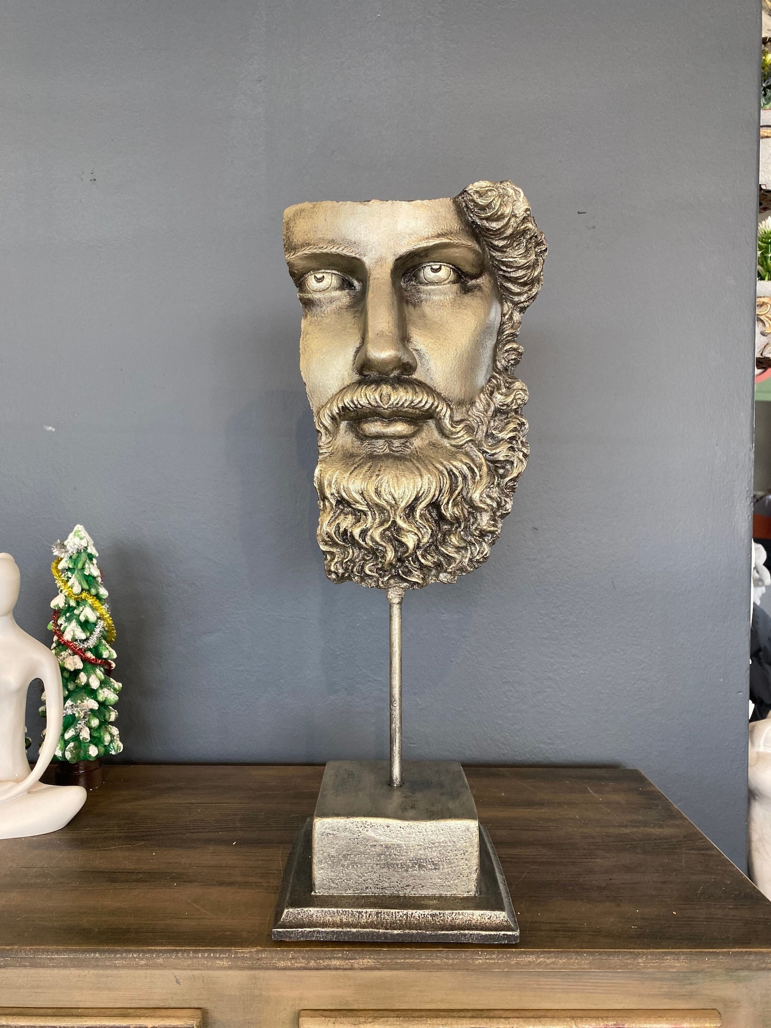 ZEUS BUST SCULPTURE Statue 18.1 Art Decor Greek - Etsy