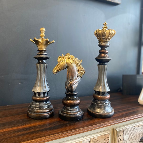 Knight Chess Statue - Etsy