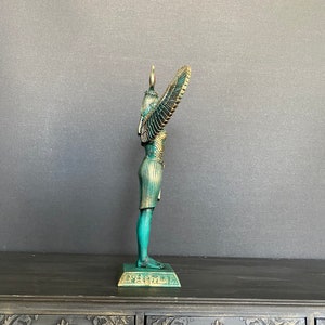 EGYPTIAN GODDESS ISIS Sculpture 13.4, Isis Statue, Altar Decor ...
