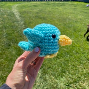 Crochet Blue Bird Plush - Etsy