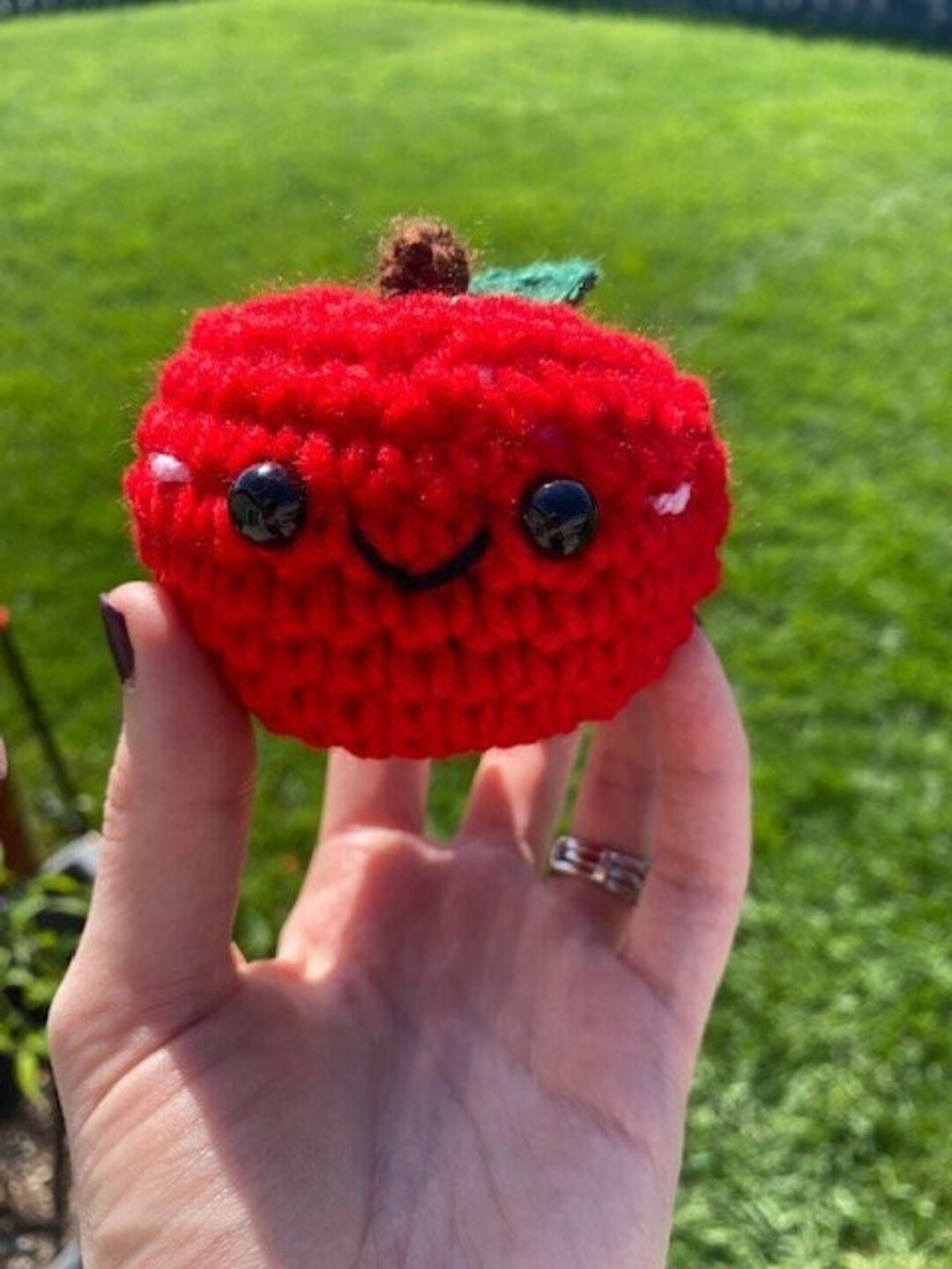 Crochet Apple- Amigurumi - Etsy