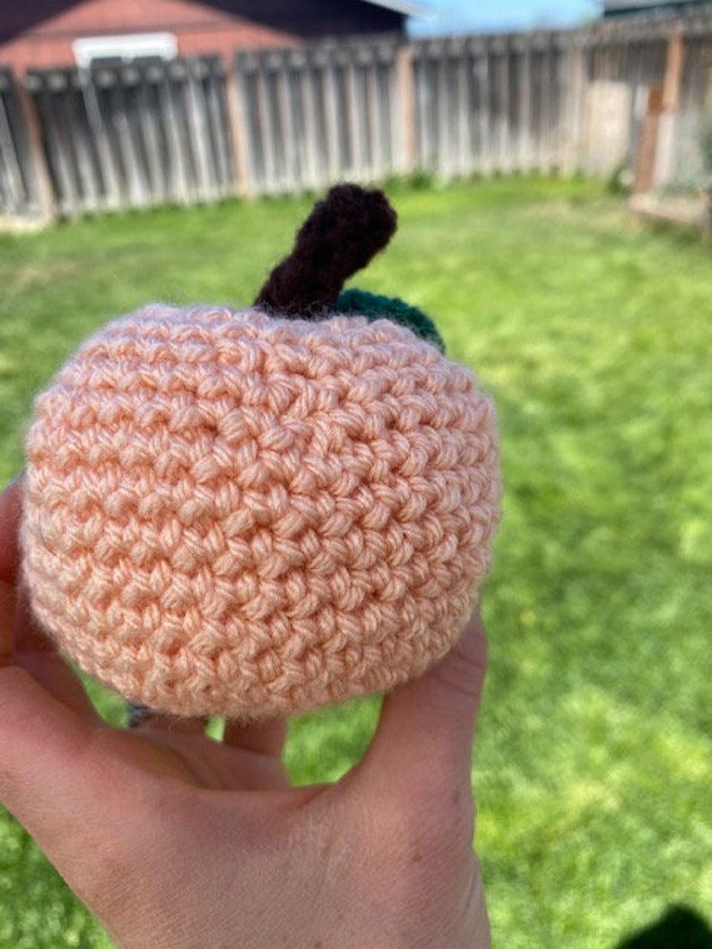 Handmade Crochet Amigurumi PEACH! - Etsy