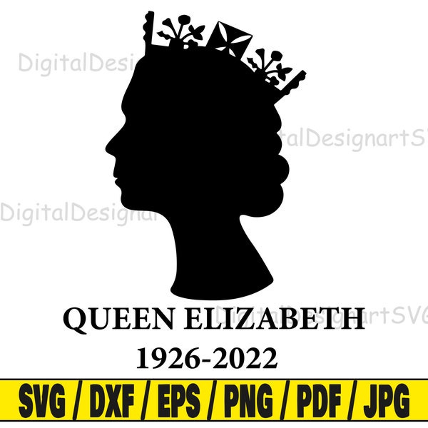 Queen Elizabeth Svg - Etsy