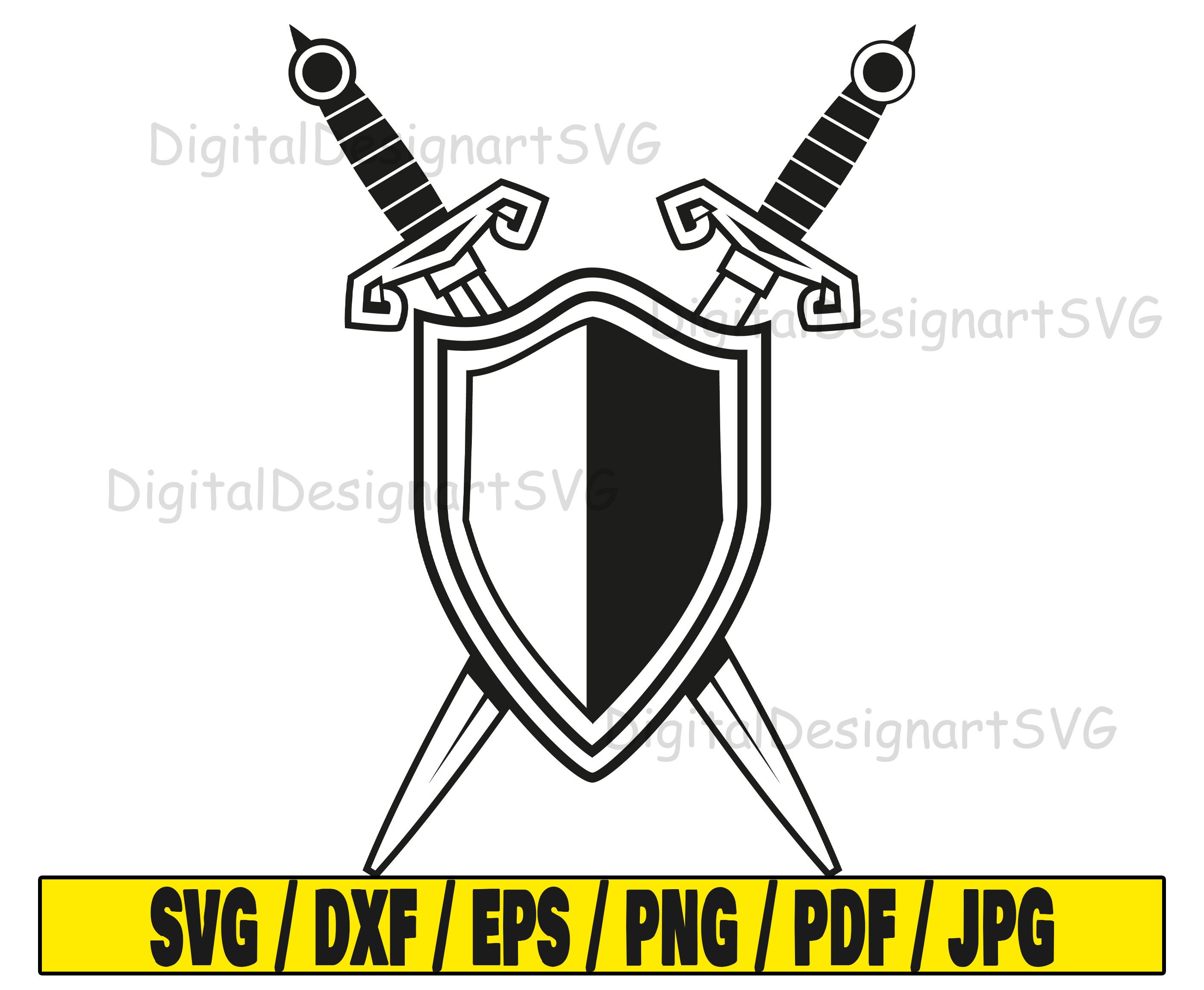 Sword and Shield Svg Sword Svg Medieval Svg Shield Svg - Etsy Australia