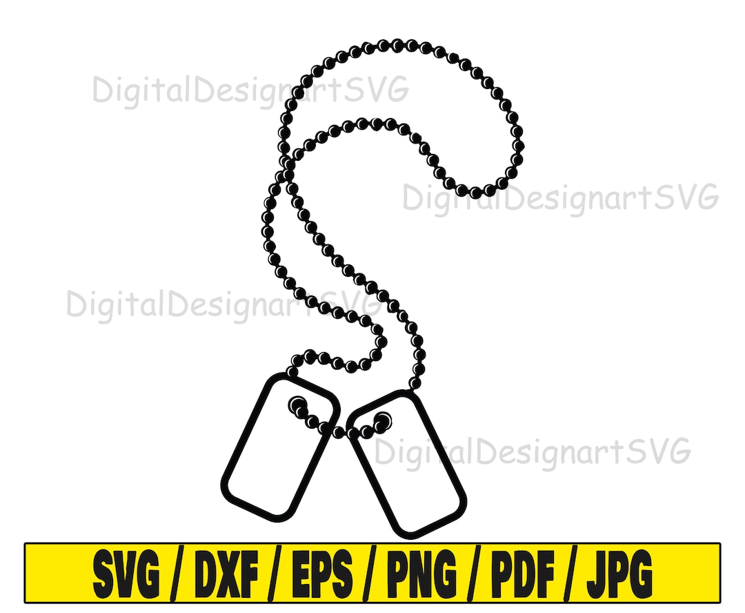 Dog Tags Svg, Military Svg, Army Dog Tags Svg, Tags Svg, Army Svg - Etsy