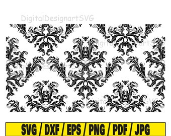 Seamless Pattern Png-svg, Pattern Png-svg Cut File, Seamless Clipart ...