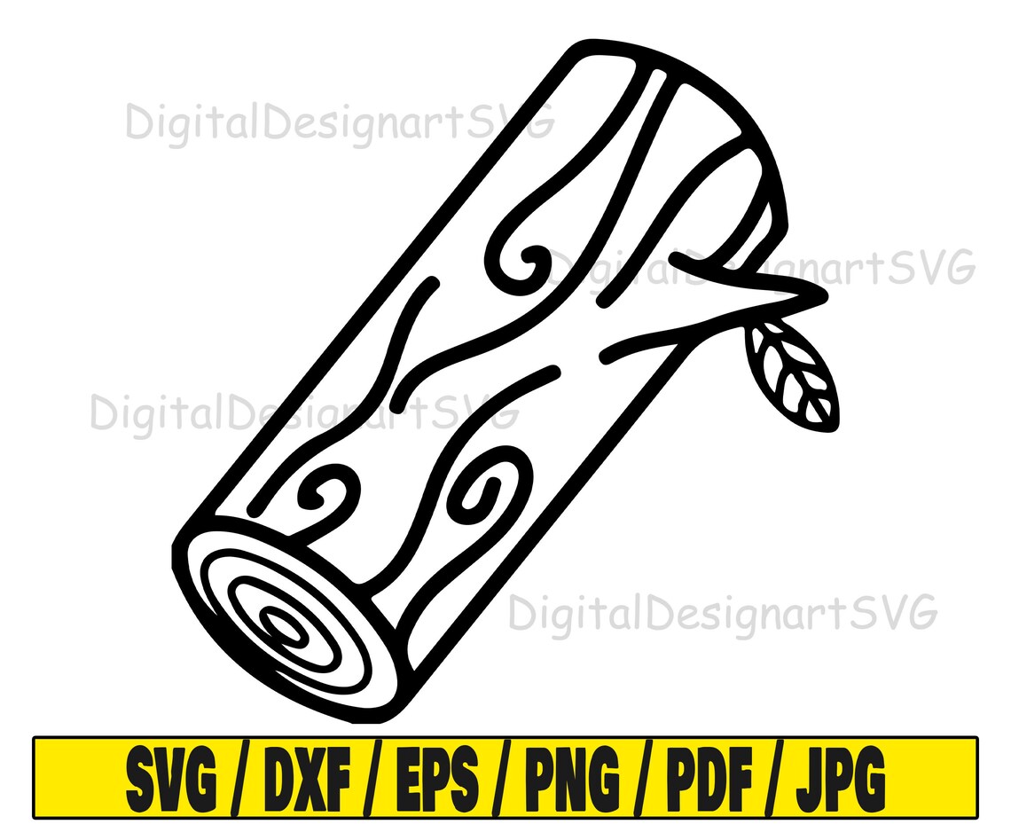 Wood svg log svg cut file nature clipart svg cut file for | Etsy
