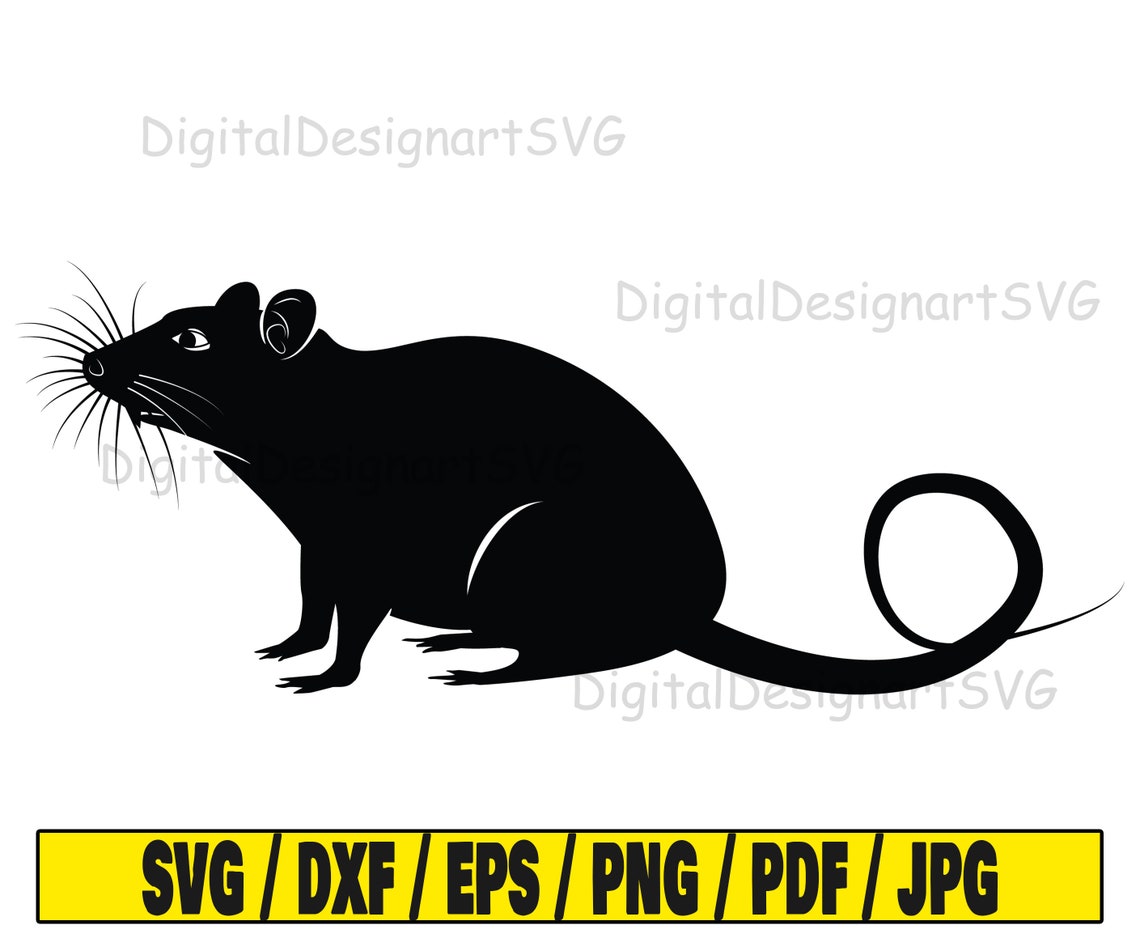 Rat Svg Mouse Svg Cut File Animal Clipart Svg Cut File for | Etsy