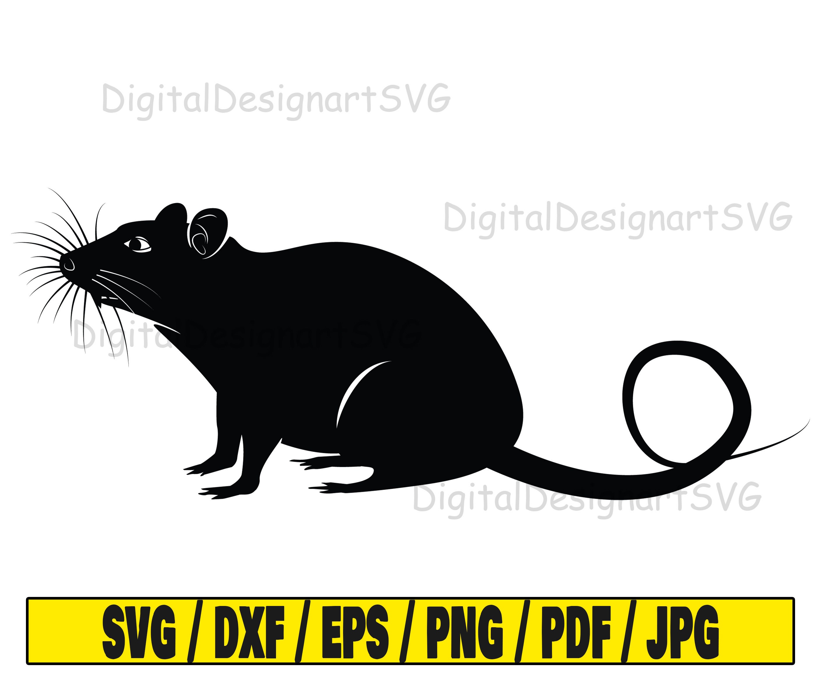Rat Svg, Mouse Svg Cut File, Animal Clipart, Svg Cut File for Cricut ...