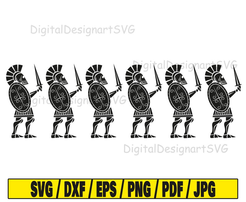 Roman Soldiers Svg Soldiers Svg Cut File Ancient Clipart - Etsy