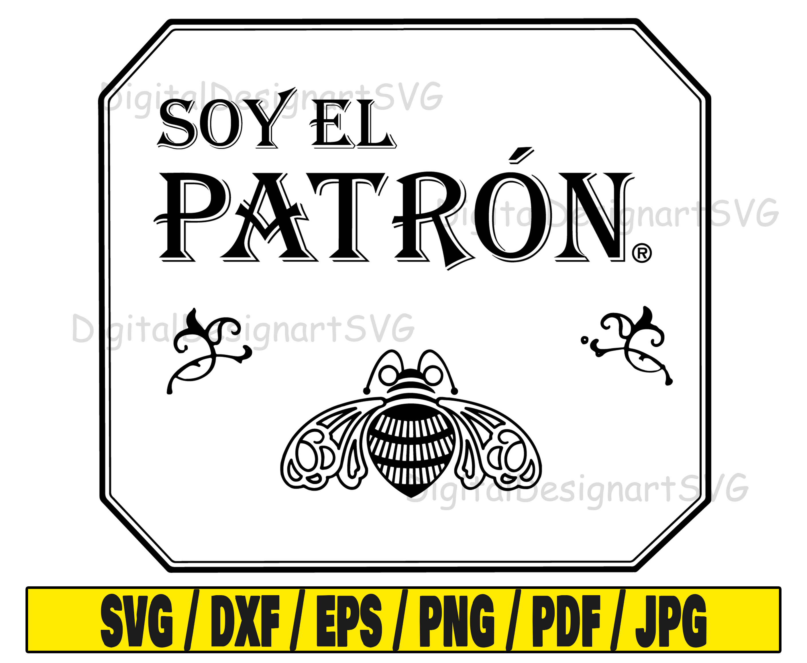 Tequila svg, soy el patron svg, patron tequila svg, tequila patrón ...