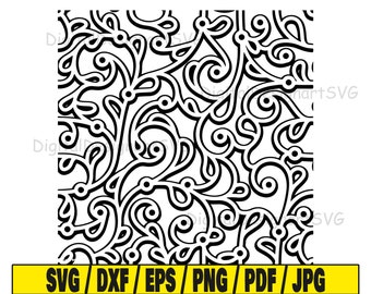 Seamless Pattern Png-svg, Pattern Png-svg Cut File, Seamless Clipart ...