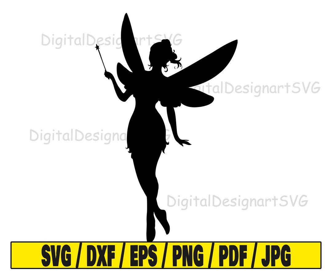 Fairy Svg, Fairytale Svg, Svg Cut File, Silhouette, Cut File for Cricut ...