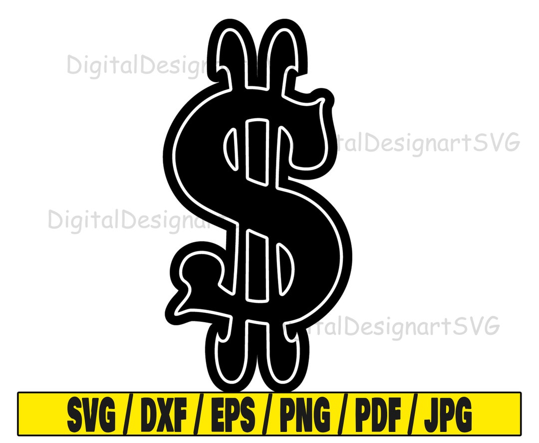 Dollar Sign Svg, Dollar Svg Cut File, Money Clipart, Svg Cut File for ...