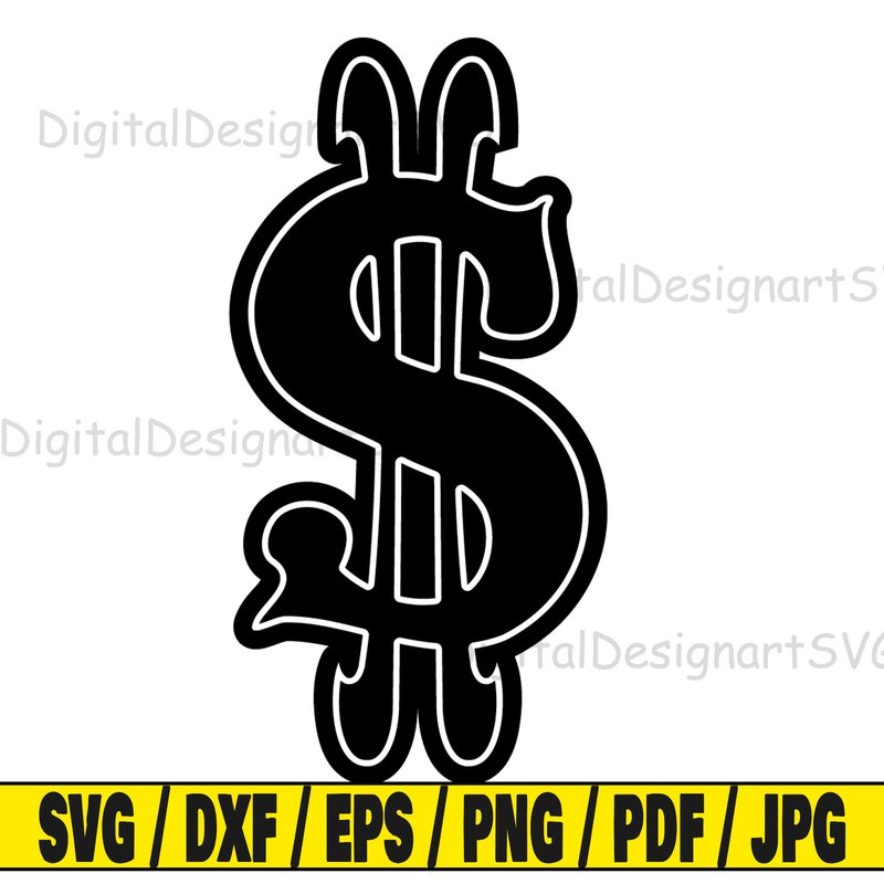 Dollar Sign Svg - Etsy