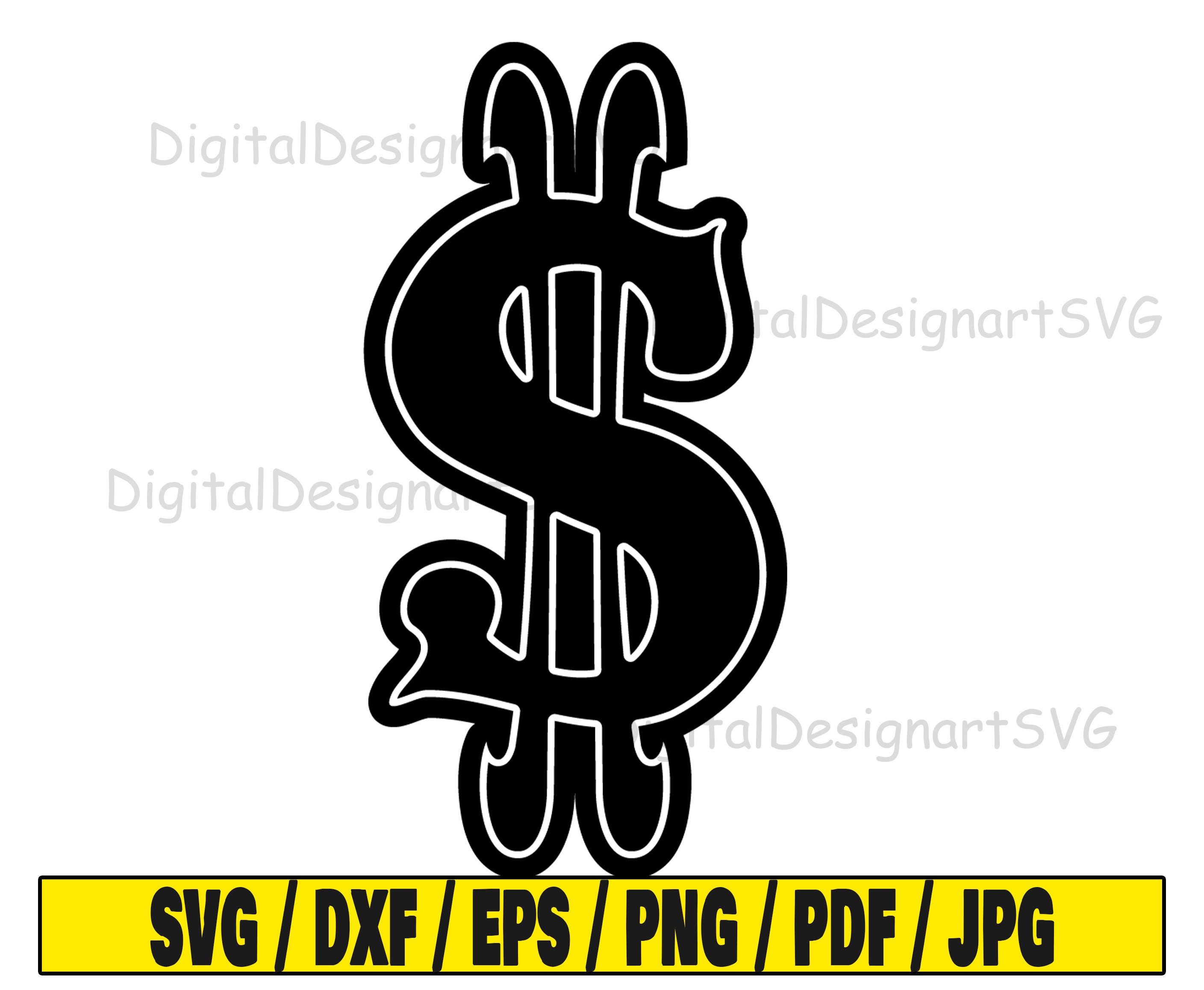 Dollar Sign Svg, Dollar Svg Cut File, Money Clipart, Svg Cut File for ...