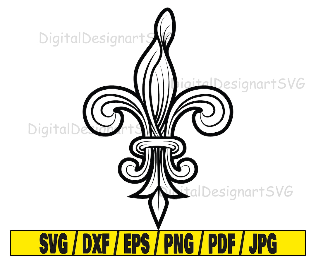 Fleurdelis Svg, Saint Sign Svg, Saint Svg, Fleurdelis Svg - Etsy