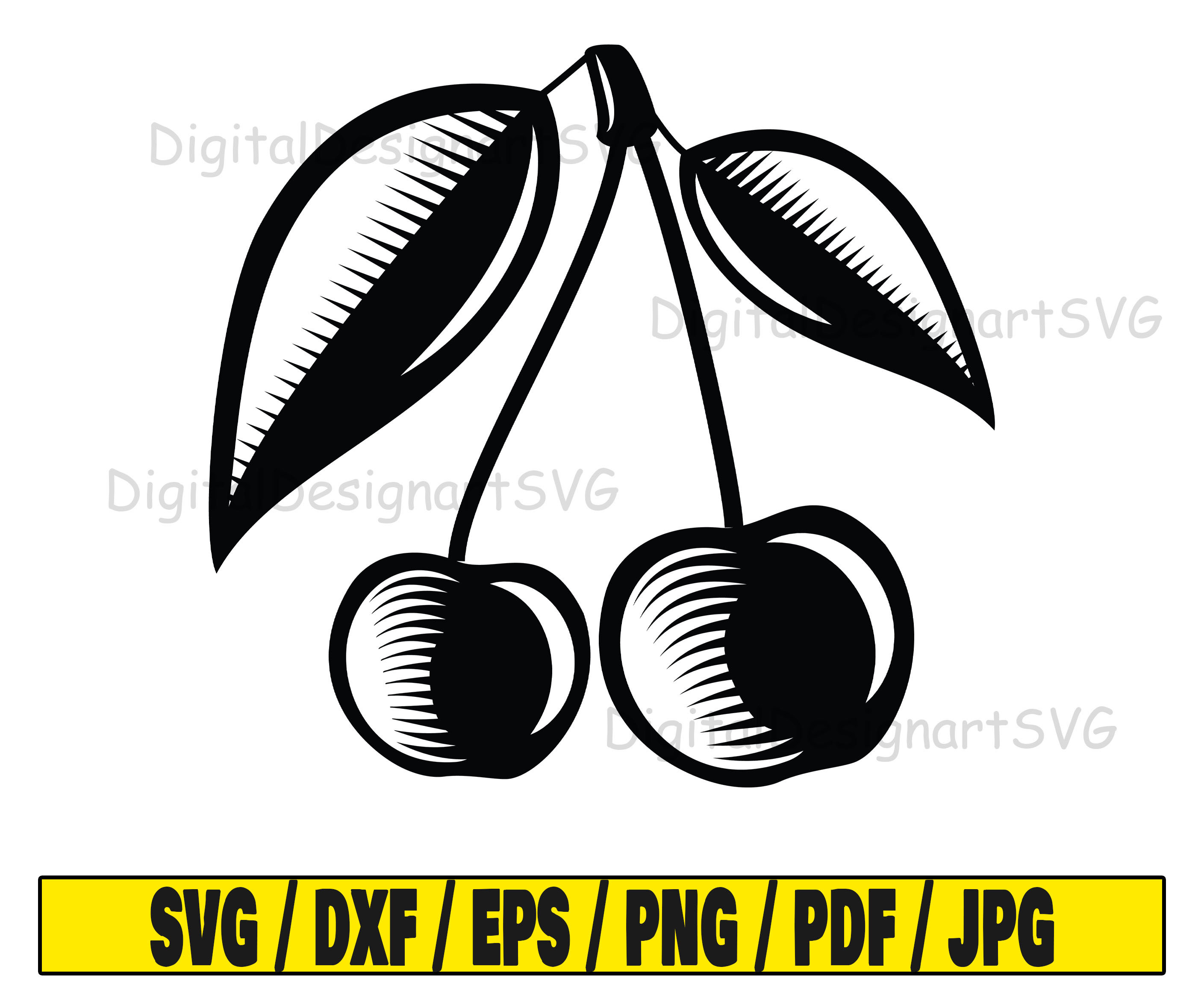 Cherry Svg Svg Cut File Svg Fruit Svg Cherries Svg Food - Etsy Canada