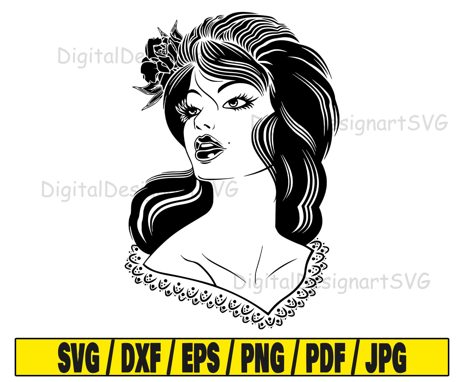 Woman Svg Retro Woman Svg Woman Silhouette Svg Women Svg - Etsy