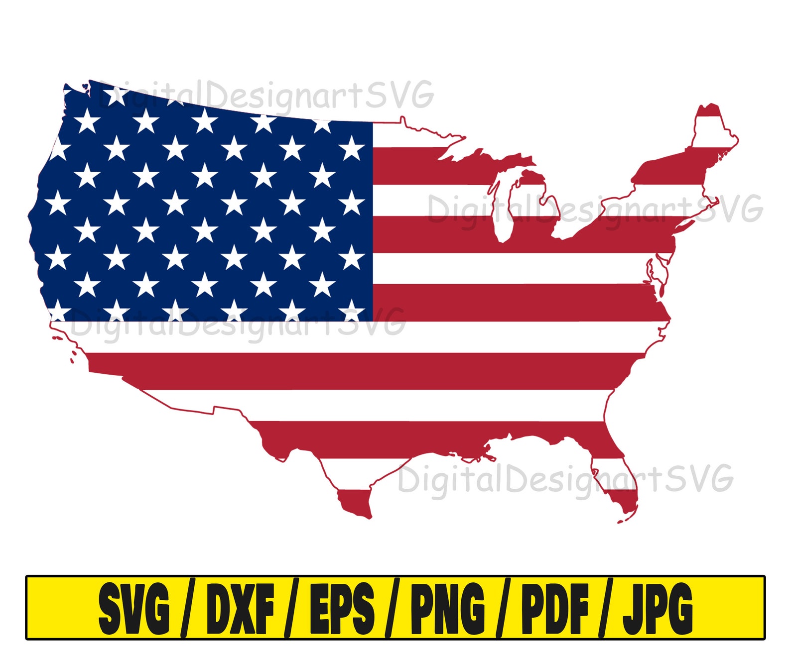 Us Flag Map Svg, Usa Map Svg, Us Map, Flag Svg, Us Flag Svg, Usa Svg ...