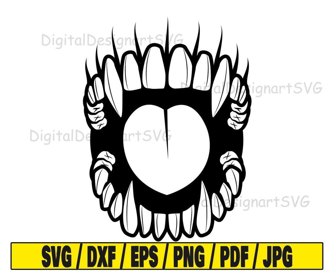 Mouth Svg, Human Mouth Svg, Teeth and Tongue Svg, Human Svg, Svg Cut ...