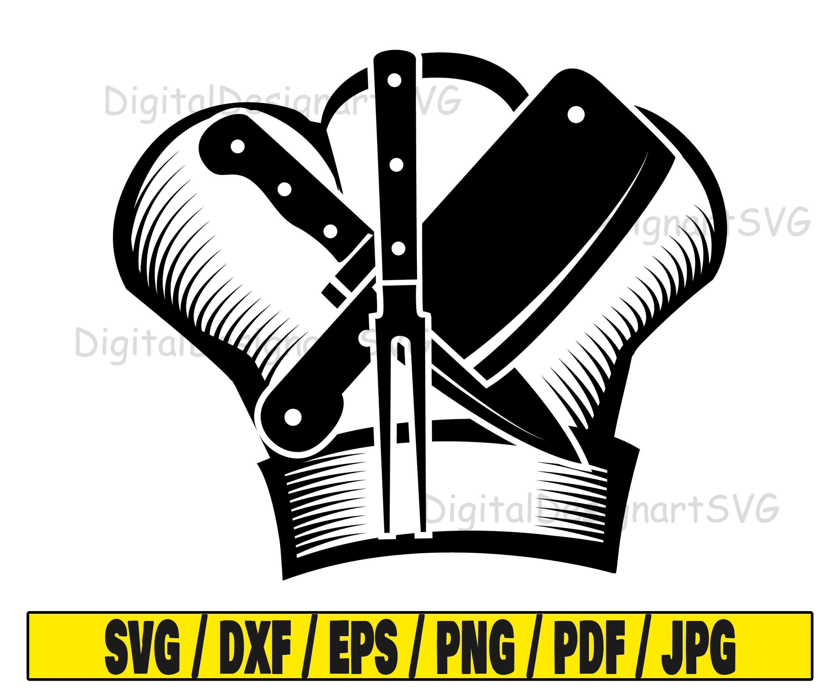 Sombrero de chef svg, cocina svg, chef svg, cocinero svg, restaurante ...