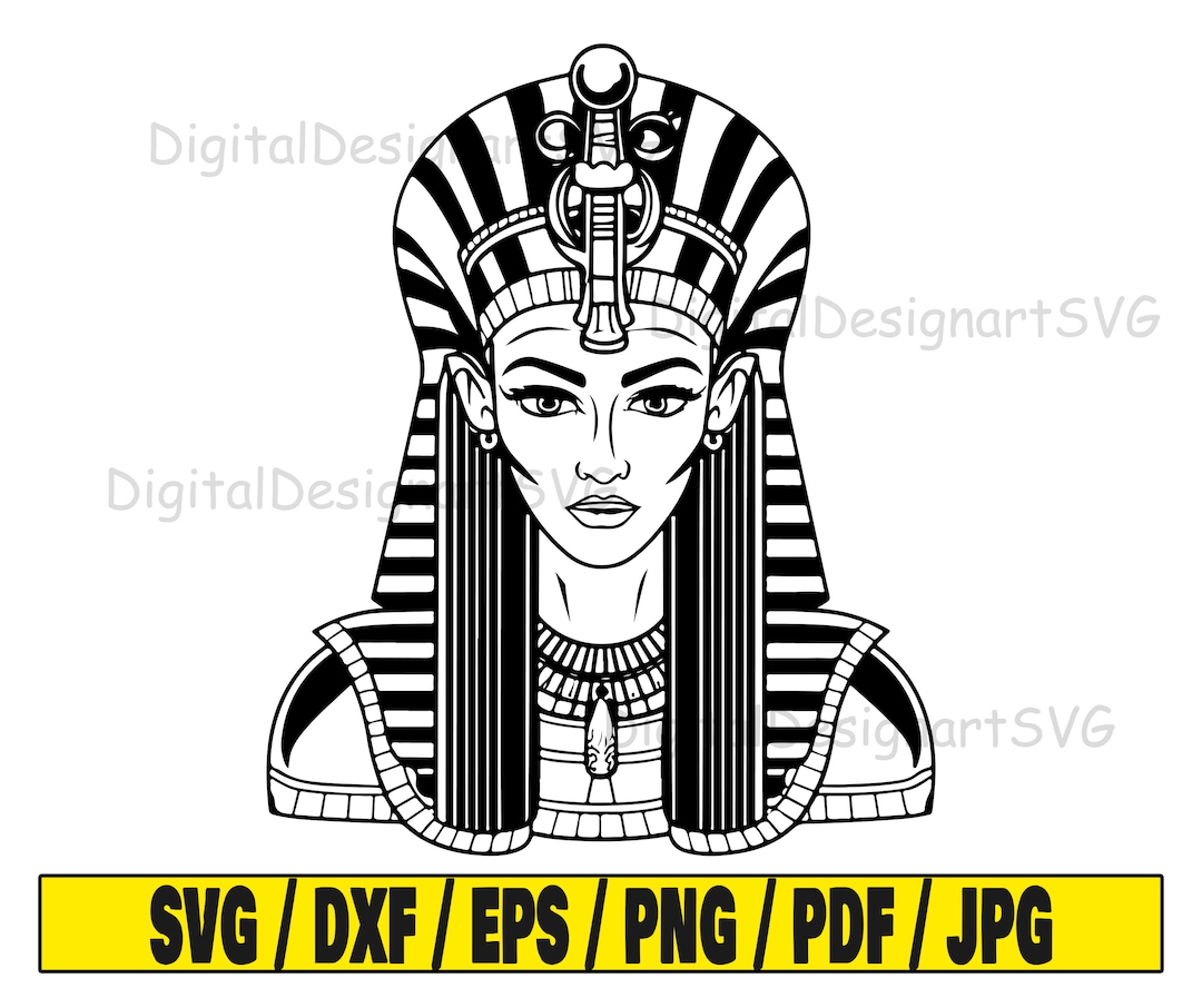 Egyptian Princess Svg, Princess Svg, Ancient Svg, Egypt Svg, Ancient ...