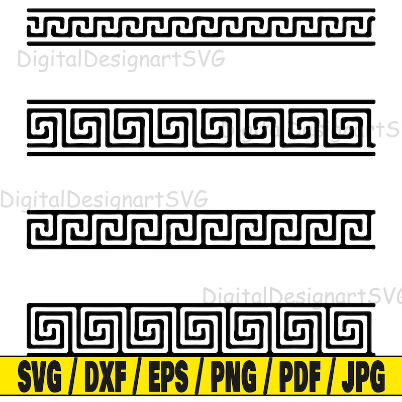 Greek Key China Pattern - Etsy