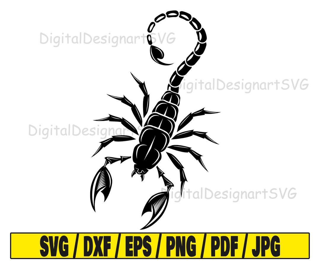 Scorpion Svg, Venomous Svg, Desert Scorpion, Sting Svg, Desert Animal ...