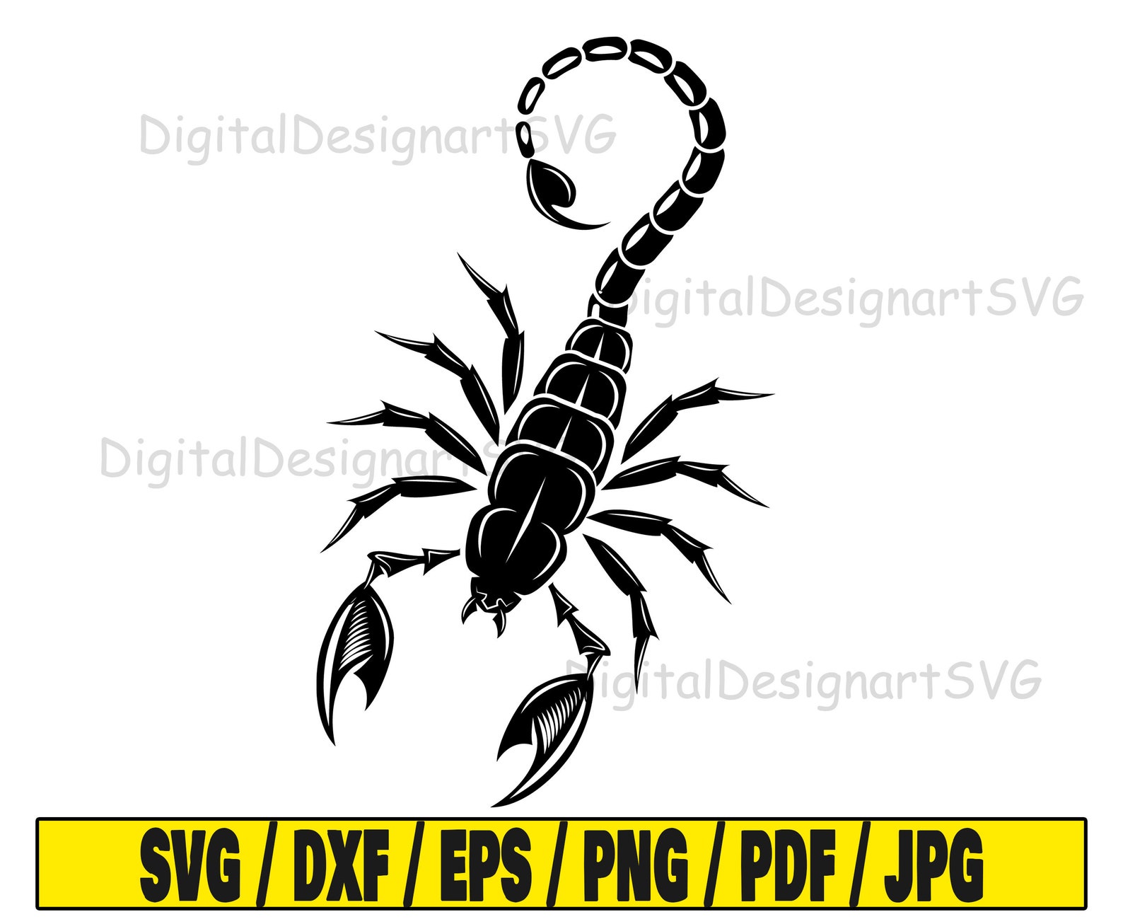 Scorpion Svg, Venomous Svg, Desert Scorpion, Sting Svg, Desert Animal ...