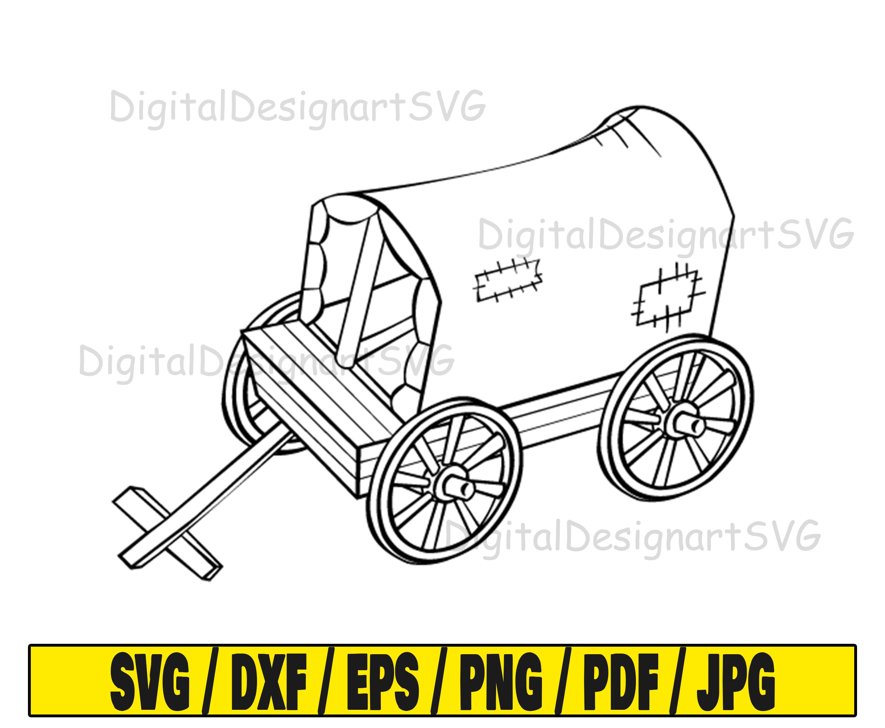 Caravan Svg, Stagecoach Svg, Old Car Svg Cut File, Outline Car ...