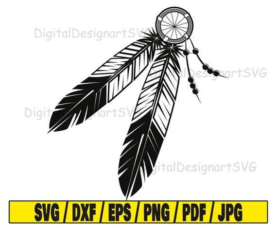 Indian Feather Silhouette