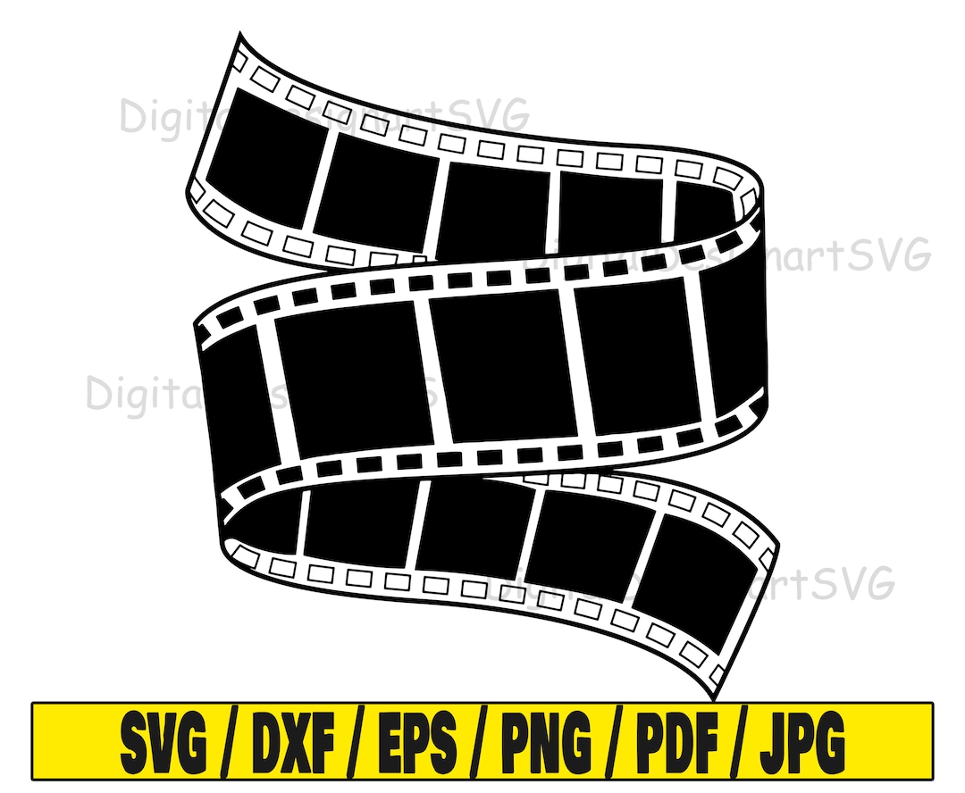Film Roll Svg, Roll Svg Cut File, Film Clipart, Svg Cut File for Cricut ...