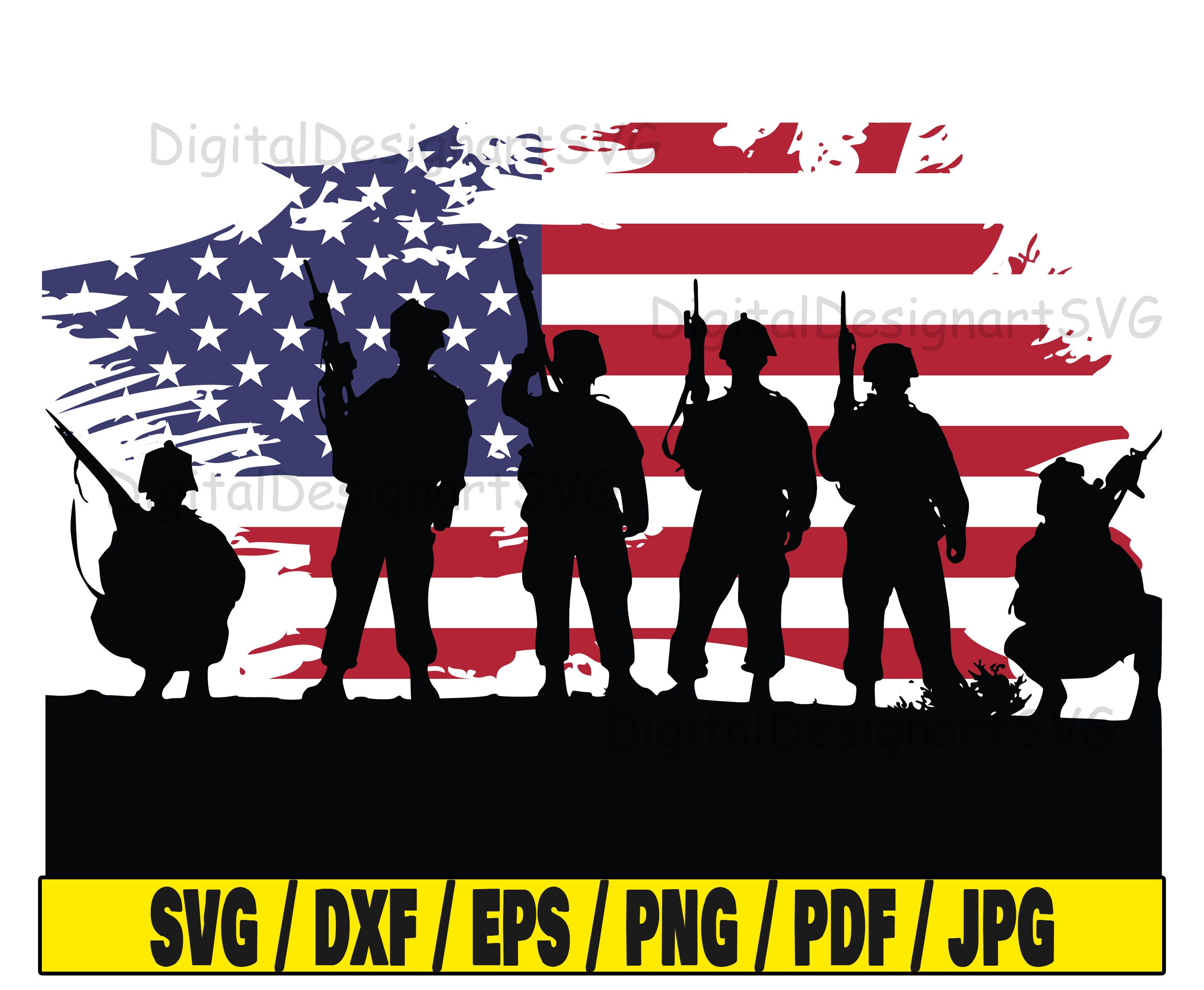 American Soldiers Svg, American Army Svg, Usa Army Svg, Military Svg ...