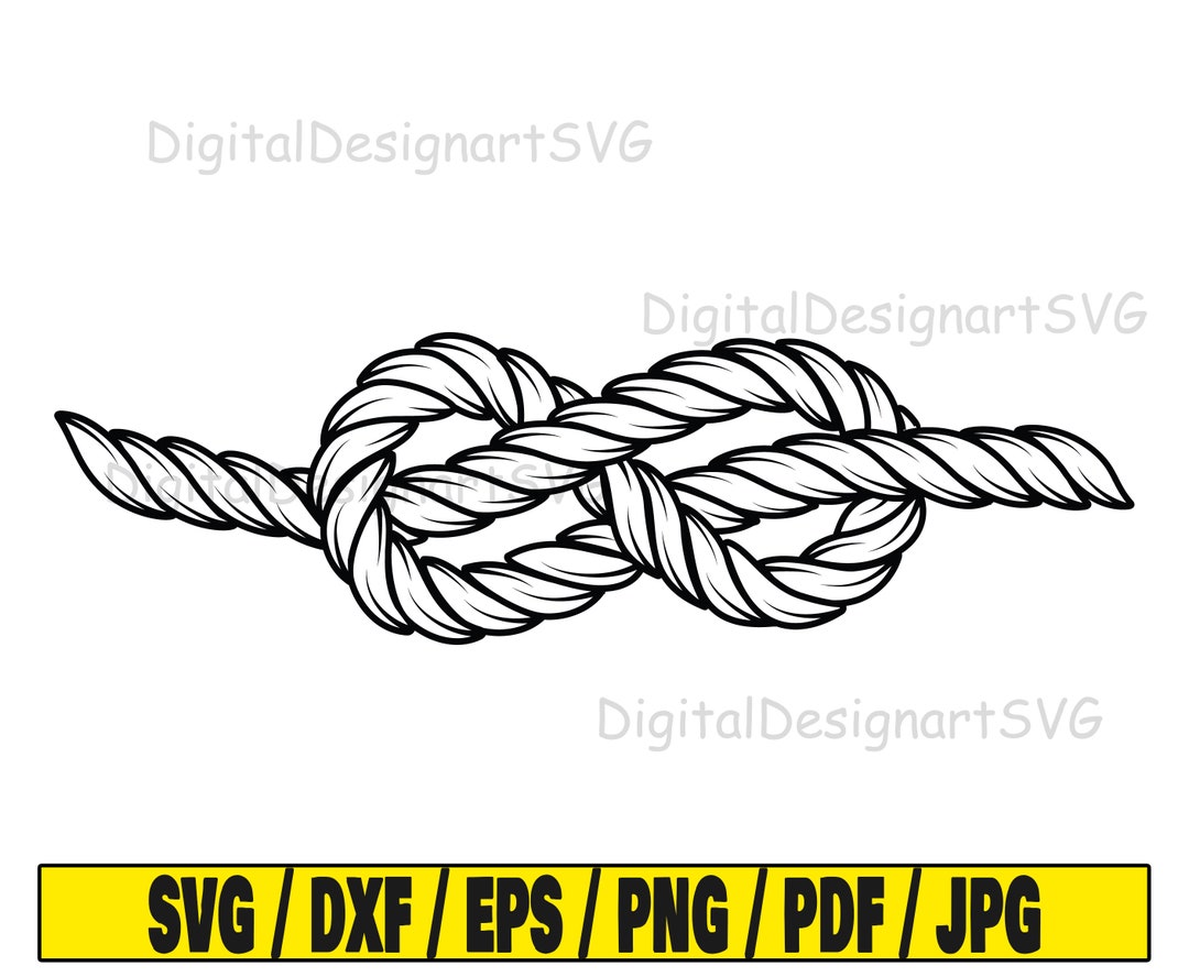 Rope Svg, Ropes Svg Cut File, Silhouette Clipart, Svg Cut File for ...