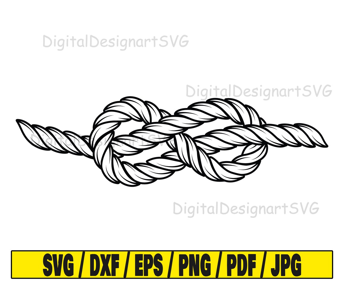 Rope Svg Ropes Svg Cut File Silhouette Clipart Svg Cut File - Etsy