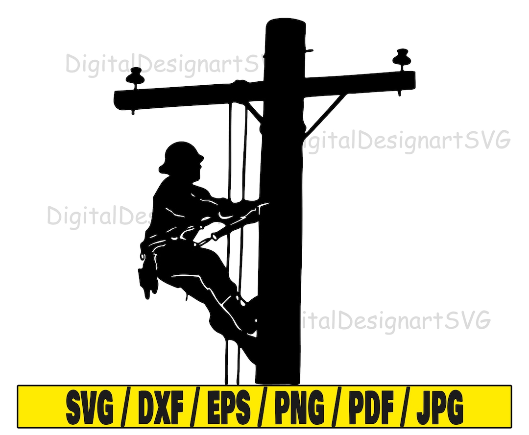 Lineman Svg #2, Linemen Svg, Electrician Svg, Worker Svg, American Worker Svg, Electrician ...
