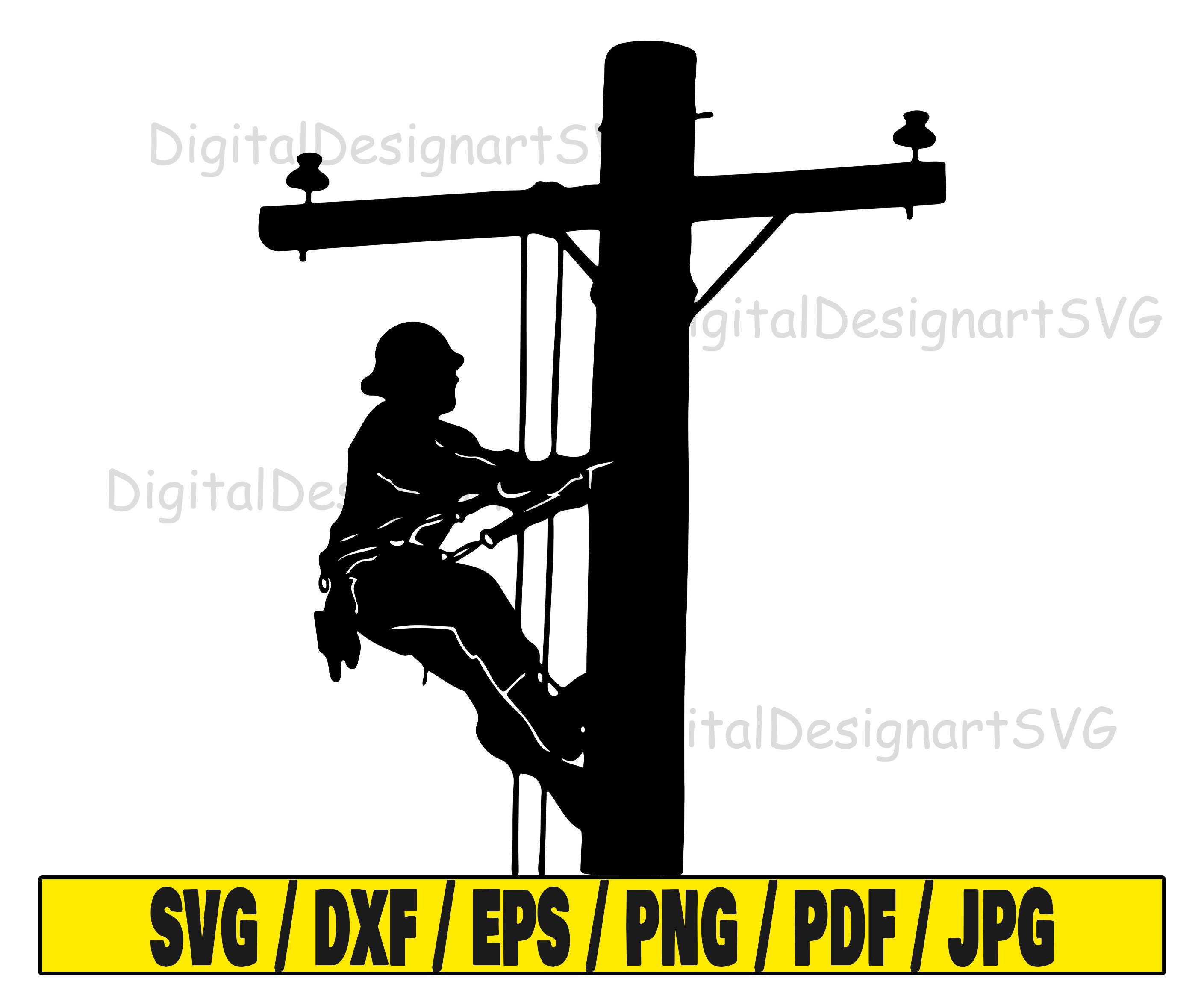 Lineman Svg #2, Linemen Svg, Electrician Svg, Worker Svg, American ...