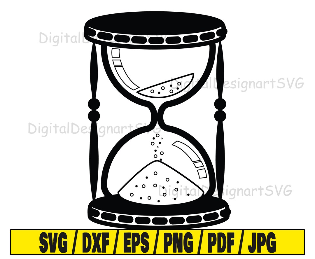 Hourglass Svg, Sandglass Svg, Time Svg, Hour Svg - Etsy