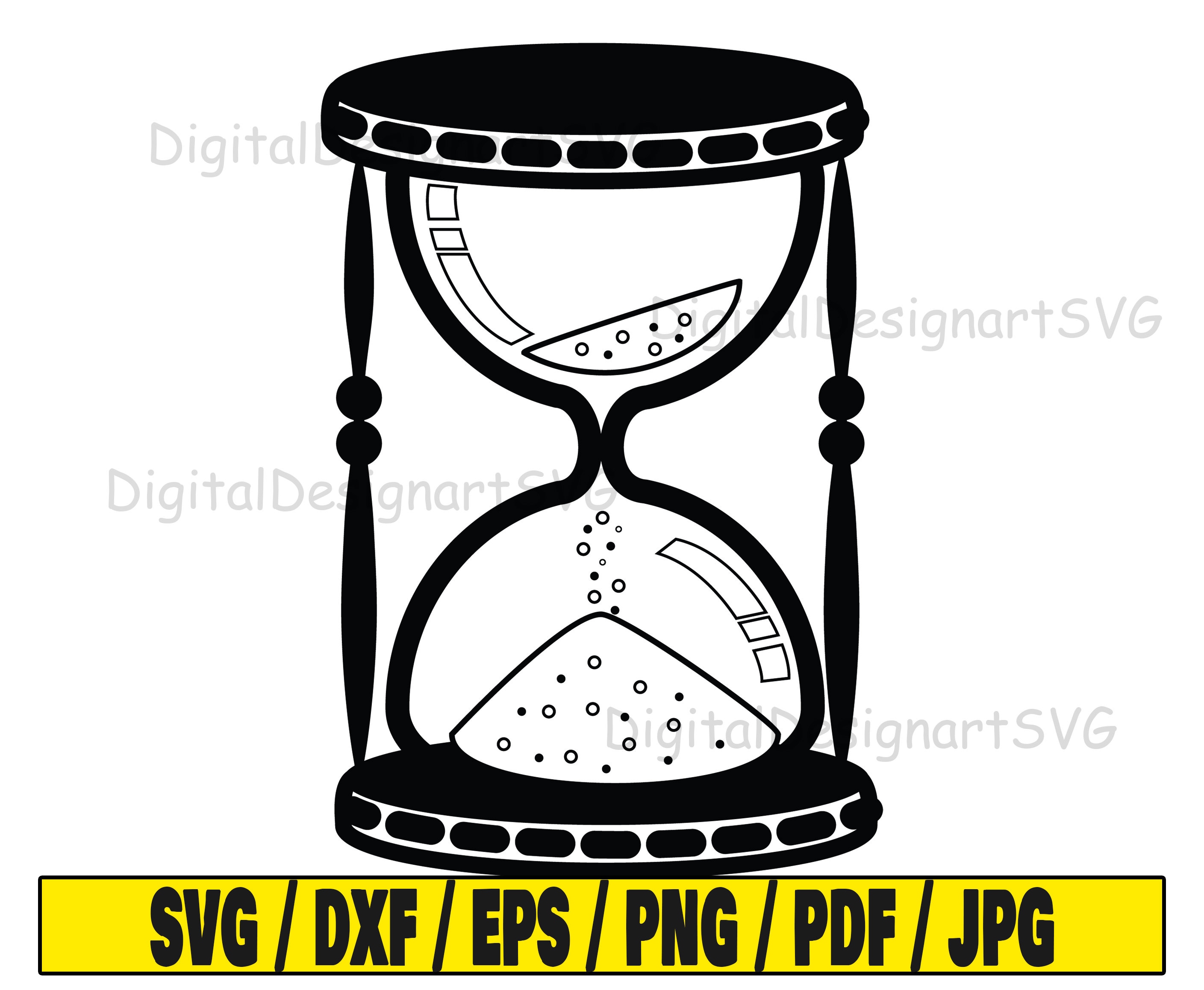 Hourglass Svg, Sandglass Svg, Time Svg, Hour Svg - Etsy