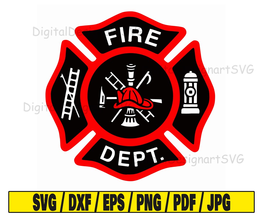 Fire Department Svg, Firefighter Svg, Fire Svg, Us Department Svg - Etsy